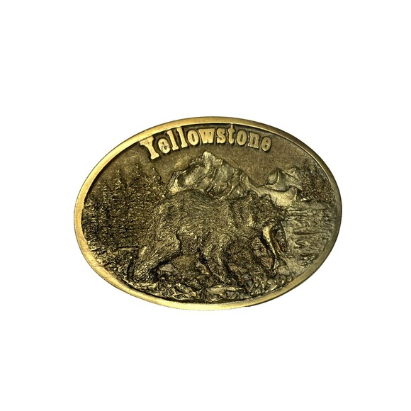 Yellowstone | Accessories | Vtg Speccast Yellowstone National Forest ...